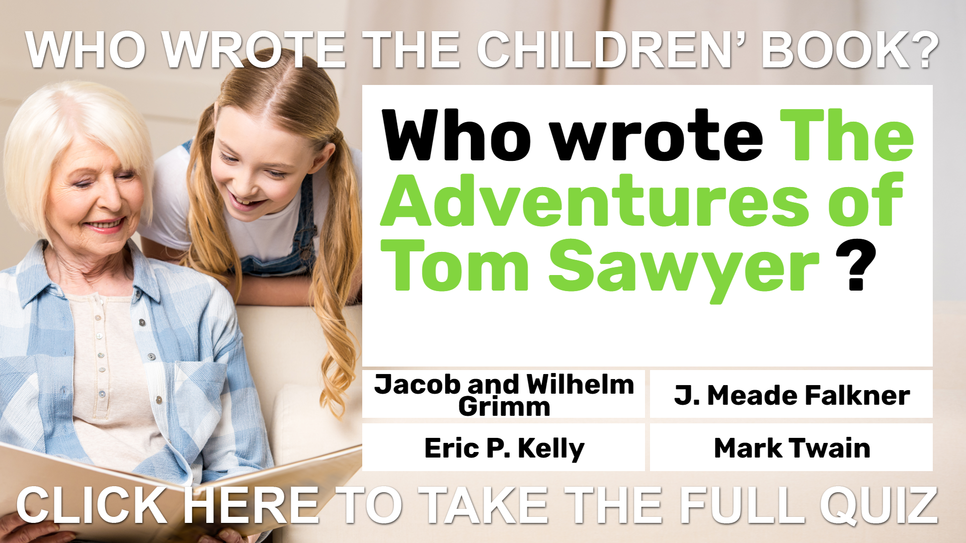 Quiz : Who wrote these 10 childrens books?