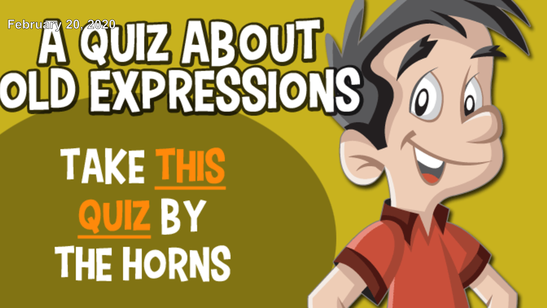 A quiz about old expressions