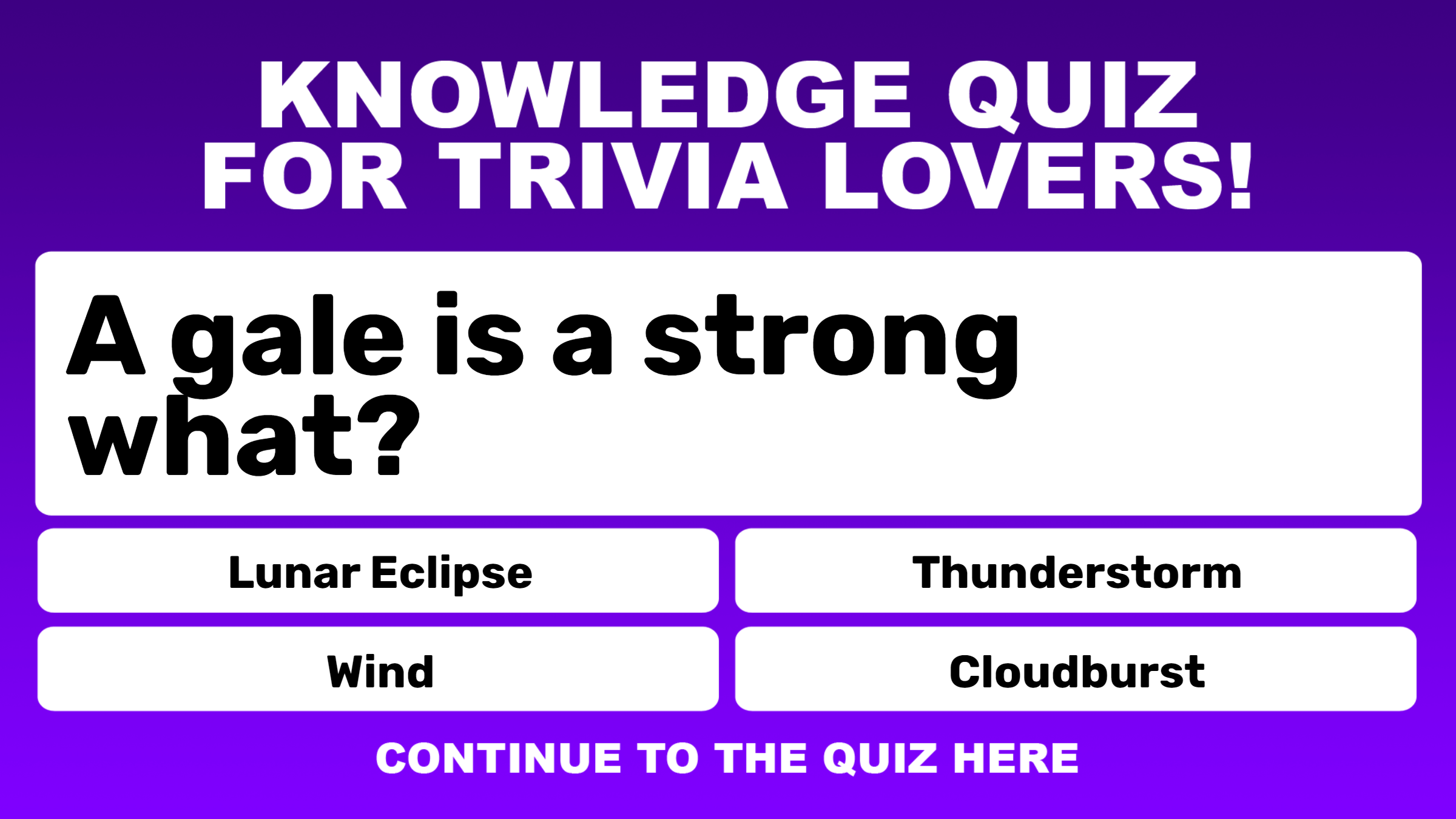Trivia IQ Test
