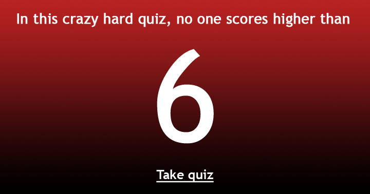 Trivia Quiz for experts