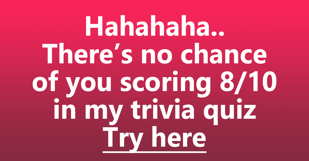 Crazy hard trivia quiz