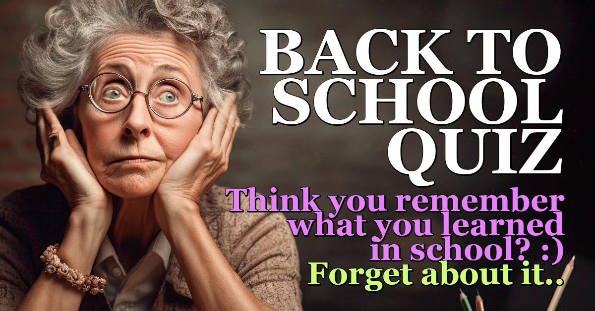 Back to school quiz